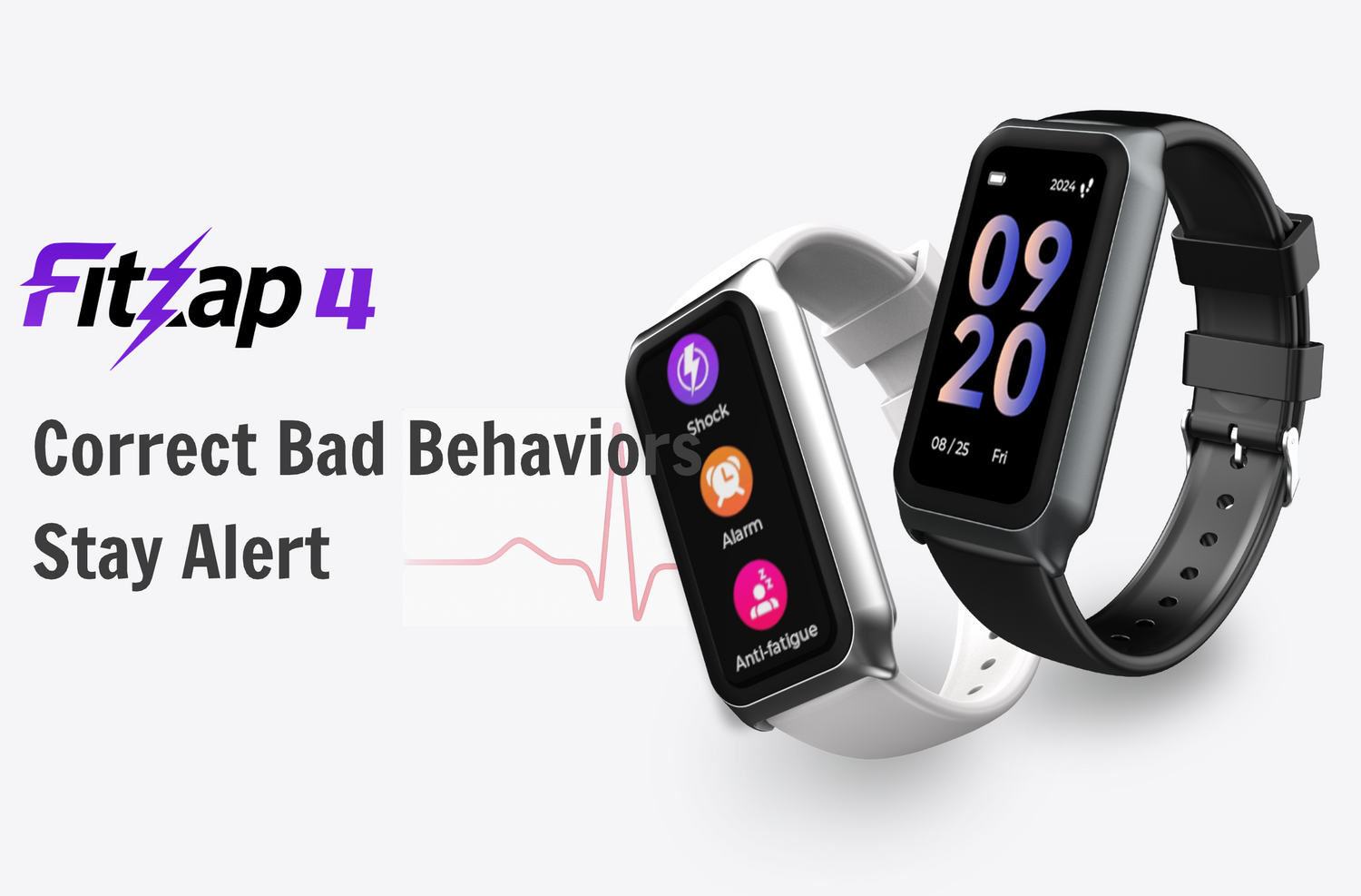 Electric Shock Alarm Watch for Heavy Sleepers | Silent Alarm Wristband ...
