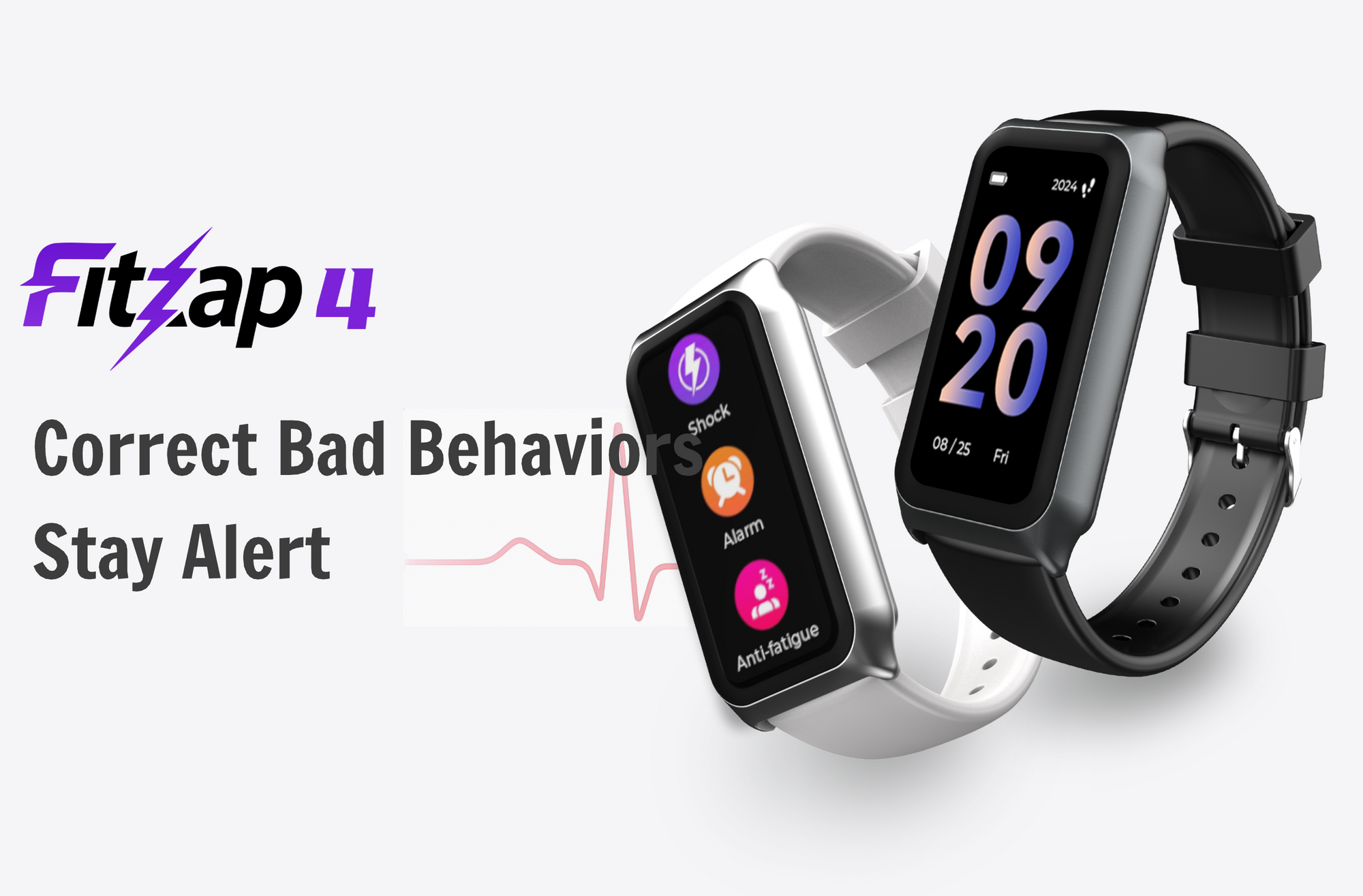 Electric Shock Alarm Watch for Heavy Sleepers | Silent Alarm Wristband ...