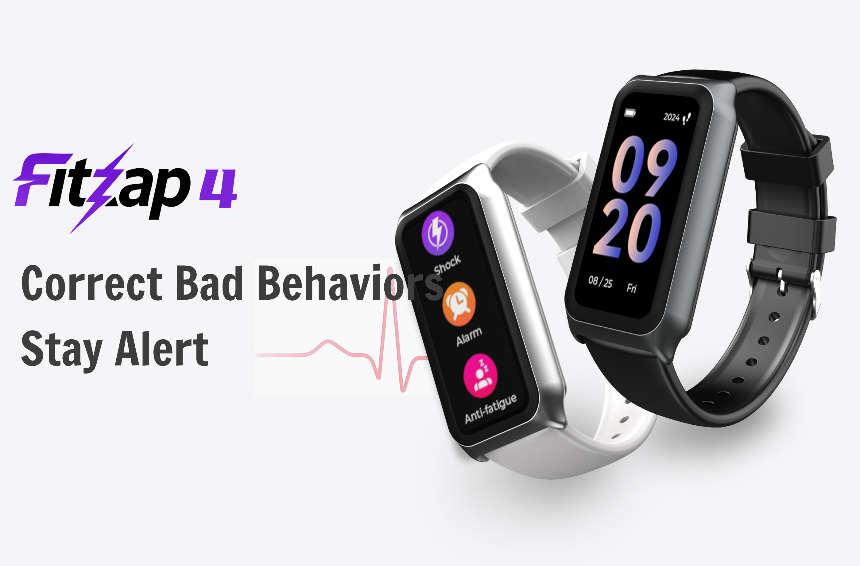 Electric Shock Alarm Watch for Heavy Sleepers | Silent Alarm Wristband ...