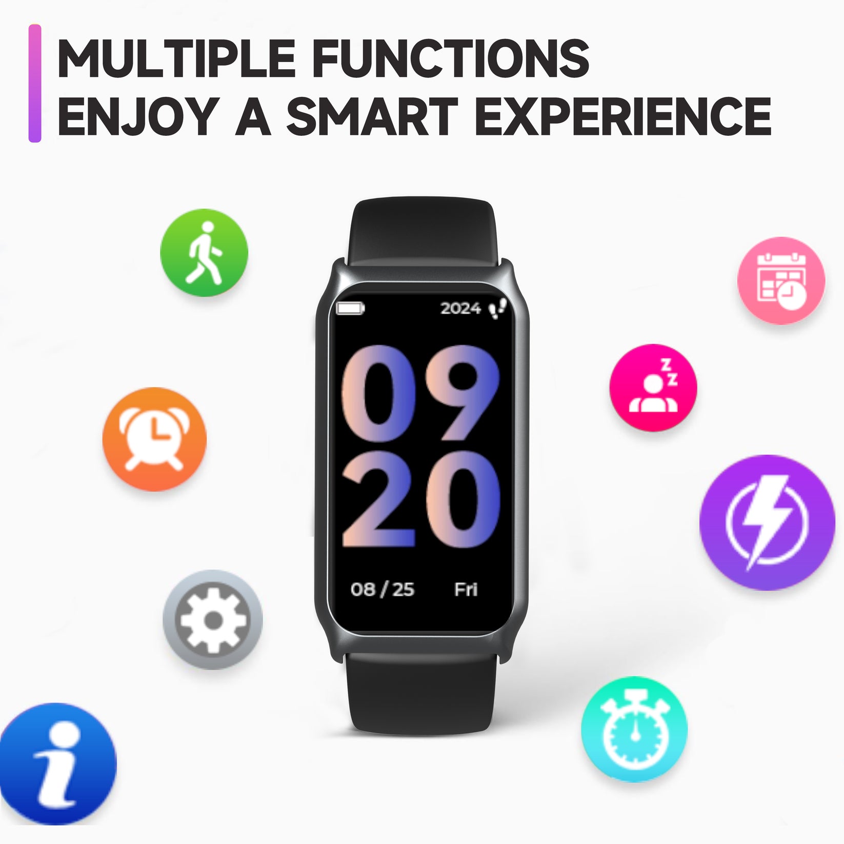 Smart Electric Shock Alarm Watch for Heavy Sleepers | Advanced Silent ...